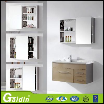 China Luxury new design wall hung bathroom cabinets for sale