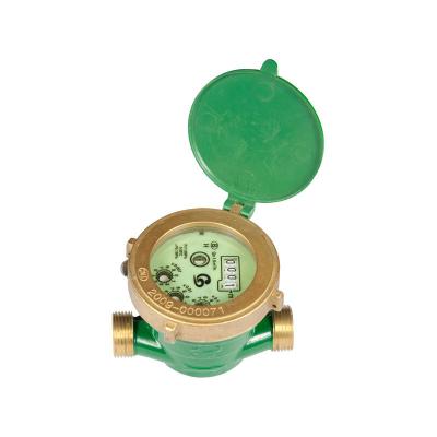 China Single jet series water meter LXS-13D；DN15 single jet water meter, single jet water meter price, OEM single jet meter for sale