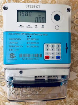 China Three-phase Smart Electricity Meter with Remote Disconnect and 4G Communication for Solar Net Metering and EV Charging Stations for sale