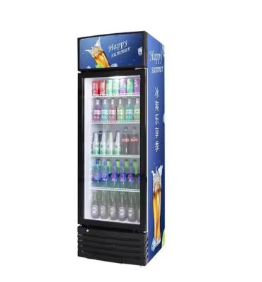 China Single Temperature Glass Beverage Fridge Refrigerated Beverage Cooler for sale