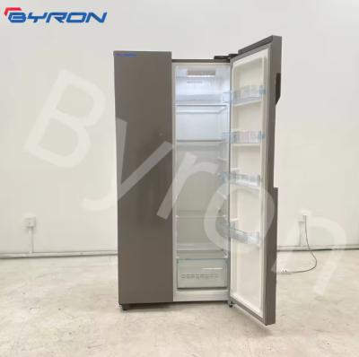 China 380L Side By Side Door Home Fridge With Water Dispenser Ice Maker for sale