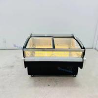 China Customizable Commercial Meat Display Cooler with Adjustable Lighting 220L 0-8C for Supermarket Butcher Shop for sale