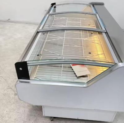 China Deli Fresh Meat Refrigerator Supermarket Commercial Meat Fridge for sale