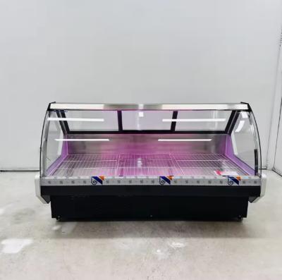 China Large 1.5m-3m Meat Deli Refrigerator 220V/110V Deli Display Fridge for sale