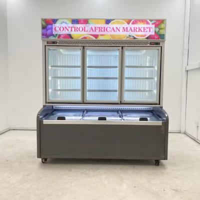 China Customizable Commercial Glass Door Freezer Multi Purpose C Store Coolers for sale
