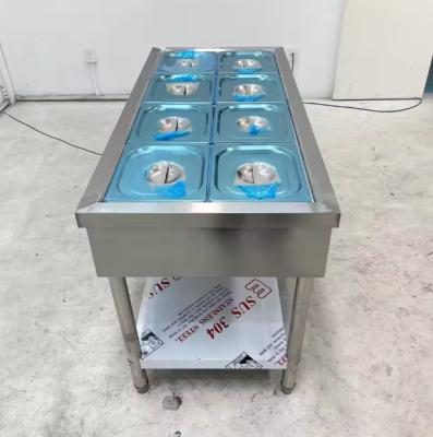 China Customized Bain Marie Buffet Food Warmer Countertop Commercial Bain Marie Food Warmer for sale