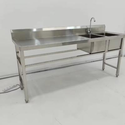 China SS304 Stainless Steel 3 Compartment Sink OEM ODM Commercial Wash Sink for sale