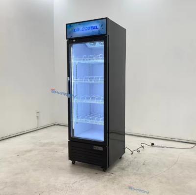 China Upright Display Fridge Low Noise Upright Display Freezer For Office for sale