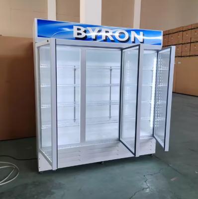 China Freestanding Commercial Glass Front Refrigerator See Through Refrigerator for sale