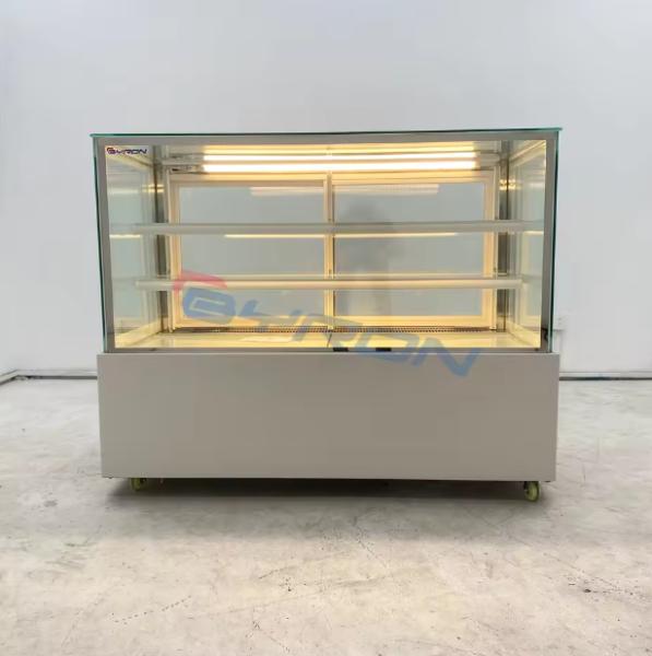 Quality Customized Countertop Cake Display Cabinet Refrigerated Cake Display Case for sale
