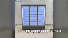 Commercial Vertical Freezer Display for Efficient Storage