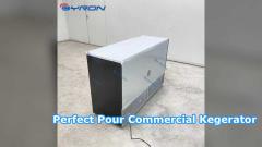 Commercial Beer Kegerator 97L Static Cooling Dispenser