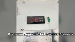 Commercial Vertical Display Freezer for Supermarkets