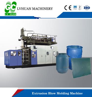 China Blue Extrusion Blow Molding Machine , Plastic Drum Blow Molding Machine for sale
