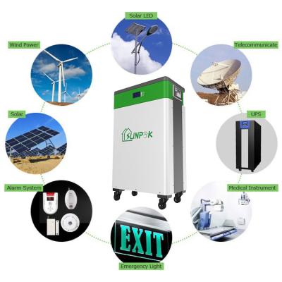China Home Energy Storage System Complete Off Grid Solar System 5000w 5kwh for sale