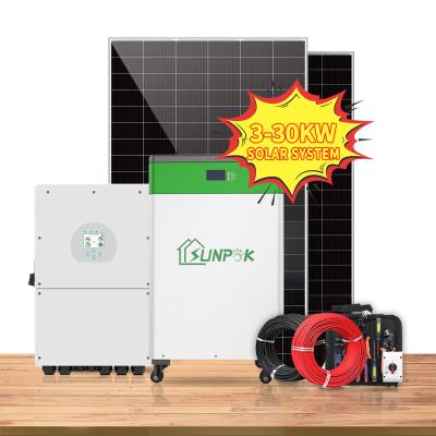 China 3KW Home Solar Energy System Complete Set Lithium Battery Type for sale