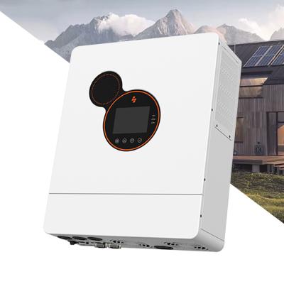 China 8.2KW 10.2KW DC 220/230V AC Zuivere sinusgolf Zonne-dubbele MPPT On/Off Net Solar Hybrid Inverter for sale