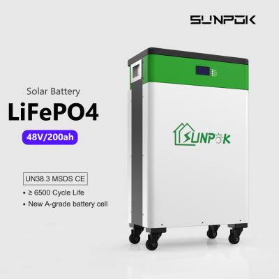 Cina Nuovo design Power Wall 5kw Lifepo4 48v 200ah Wall 10kwh Home Batteria al litio 51.2v Batteria solare in vendita