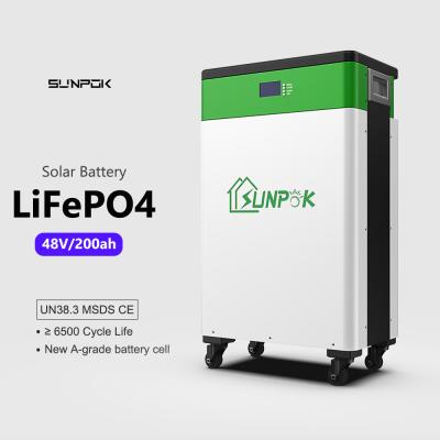 China 48V 200ah 300ah Lifepo4 Battery 51.2v 10kwh 15kwh Solar Home Storage System for sale