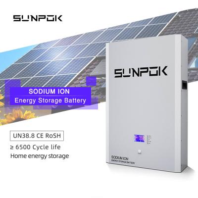 China 48v 5kwh Bateria de íons de sódio 48v 100ah 200ah 300ah Baterias de íons de sódio Bms 10 Kwh Bateria de íons de sódio Sistema de energia solar à venda