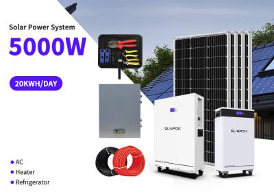 China Solar Energy System Set 3kv 6 Kw 7kw Monocrystalline On Grid Solar System for sale