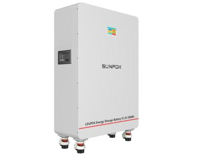 China Solar Power 20kwh Lithium Battery 51.2v 400Ah Home Solar System Battery Power Storage Supply Station With Wheel for sale