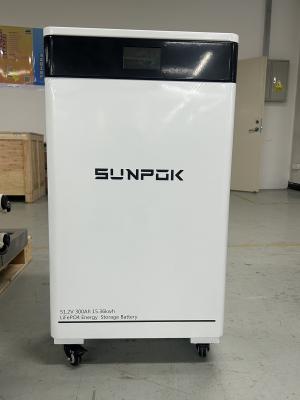 Cina Sistema solare domestico 16Kwh 15Kwh Batteria al litio con ruote 51.2V 314Ah 300Ah 48V Batterie di accumulo di energia al litio per la casa in vendita
