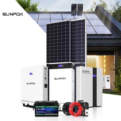 China 110V 220V 8KW 10KW 12KW 15KW 20KW 25KW 30KW Solar Battery Energy Storage System for sale