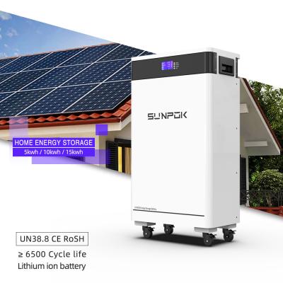 Китай LiFePO4 Пакет энергохранилища Аккумулятор колесо монтируется 15 кВтч 16 кВтч LiFePO4 Литий аккумулятор домашний источник питания 51.2V 314Ah продается