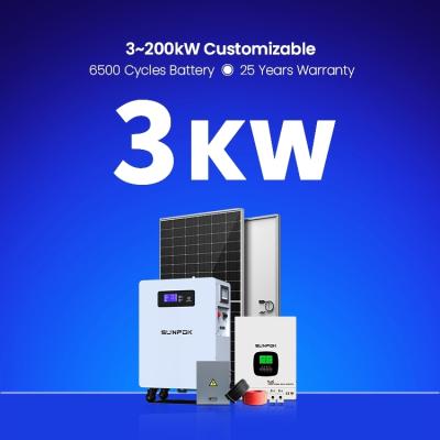 China 10kva Solar System 3KW 4KW 5KW 6KW 8KW 15KW 20KW Kit Energia Solar Residencial/10KW Small Solar Power Unit Solar System Kit for sale