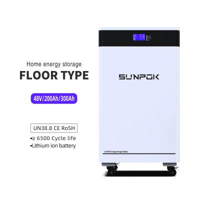 51.2V 300Ah 15KWh LiFePO4 バッテリーパック スマートBMS搭載 ソーラーエネルギー貯蔵システム用リチウムイオン電池