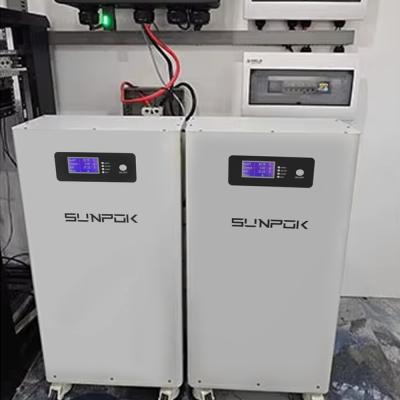 China 15KWh 48V Lifepo4 Battery Home Solar Energy Storage 51.2V 300Ah Moveable Akku Lithium Battery 6000 Cycles for sale