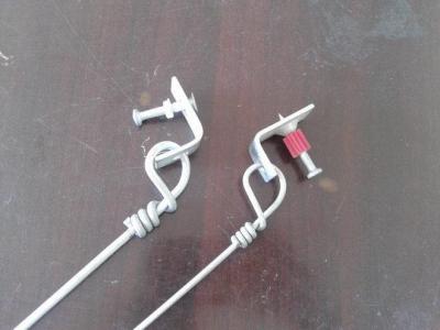 China 12ga X 6FT Ceiling Hanger Wire ,Hanger Wires, Galvanized Hanger Wires, Hanger Wire Pre-Tied with Pin and Clip for sale