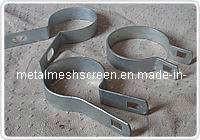 China Brace Band With Bolts and Nuts,Chain Link Brace Bands are used to attach all fence horizontal rails, bottom tension wire for sale