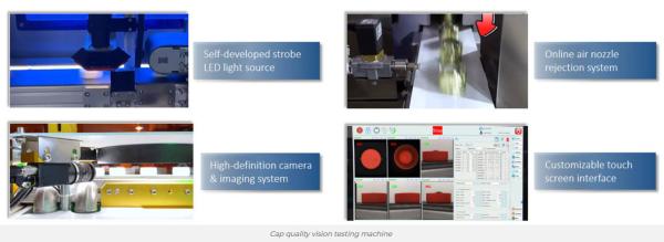 Quality AI Powered Automatic Vial Inspection Machine Automated Visual Inspection for sale