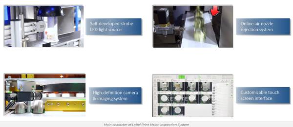 Quality 240V Quality Packaging Inspection Machine Systems For Missing Label Defection for sale