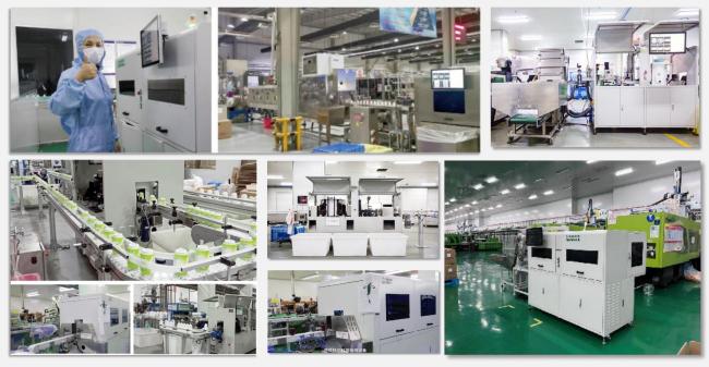 Vision inspection machine in customer's factory