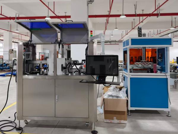Quality 10 Cameras IML Cup AI Vision Inspection Machine with Stacking Device 99.5% Accuracy 0.1mm*0.1mm Precision COULD Service for sale