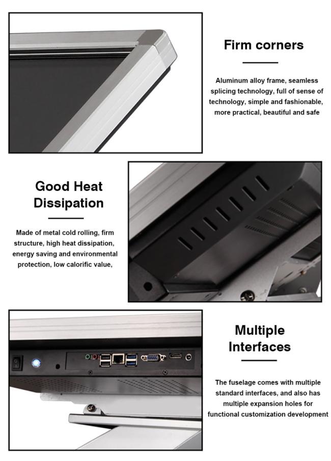 Close-up of display ports and connections