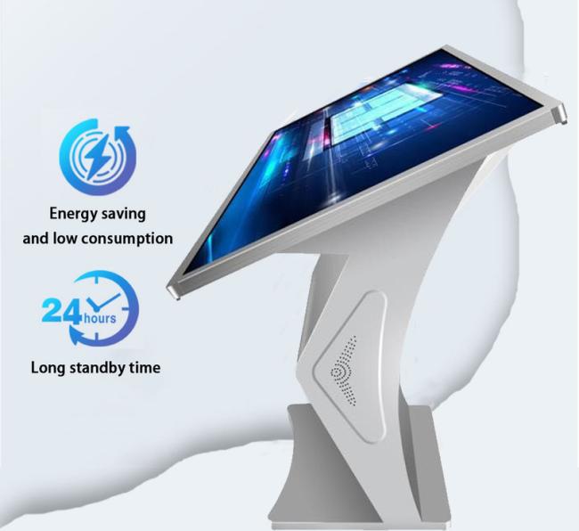 Display showing split-screen functionality