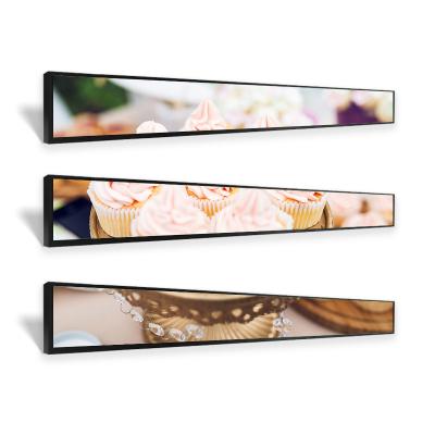 China 23.1 Inch Stretch Bar LCD Display With 400nits Brightness For Digital Poster for sale