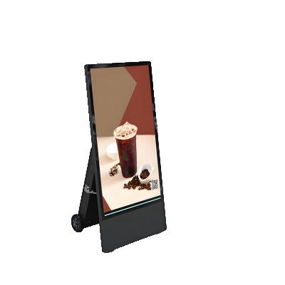 China 43 Inch 4K Outdoor Portable LCD Display With 50000MAh Battery Powered for sale