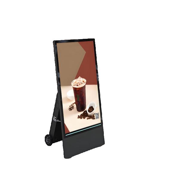 Quality 43 Inch 4K Outdoor Portable LCD Display With 50000MAh Battery Powered for sale