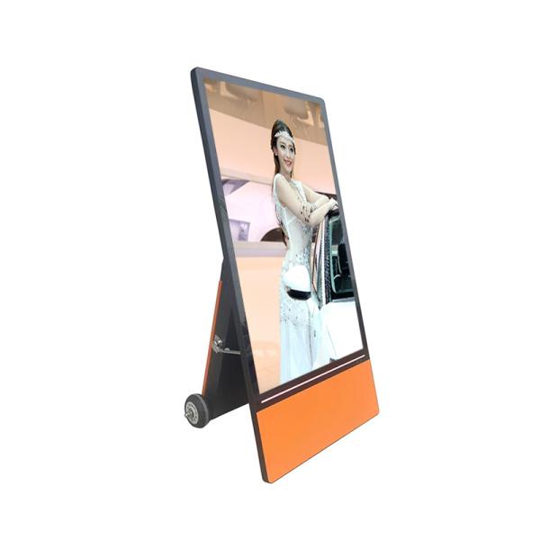Quality 43 Inch 1800nits 4K Outdoor Portable LCD Display With 50000MAh Battery Powered for sale