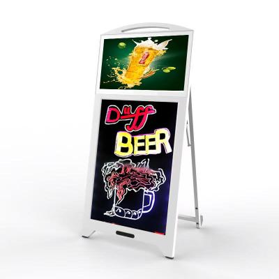 China High Brightness Full HD Portable Display Screen With Dual Screen In Pop Up Stalls for sale