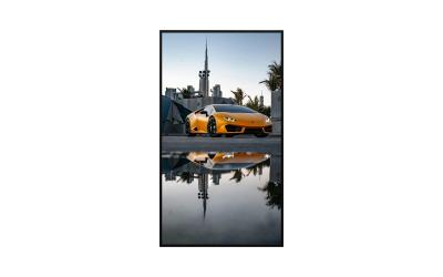China 86 Inch Two Sided High Brightness Window Display Weather Resistant for sale