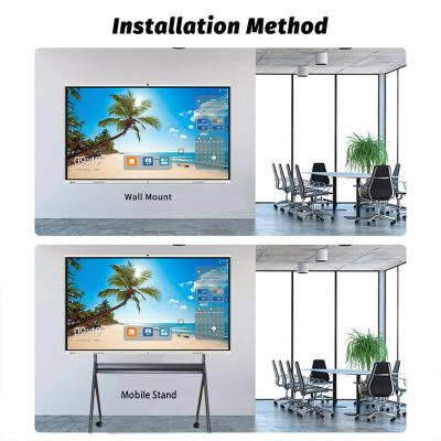 China AV Integrated Touch Screen Classroom Board Metal Housing Touchscreen Tv Whiteboard for sale