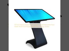 43 Inch Indoor Horizontal Capacitive Visual Interactive Floor Stand Touch LCD Display Digital Sign Display Screen