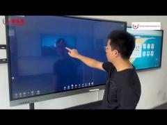 65-110 inch 4k uhd interactive touch whiteboard wireless cast for office collaboration
