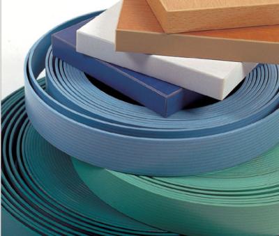 China Natural Matt Color PVC Profile Flexible Edge Banding Tape for sale